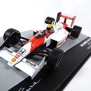 OPO 10 - Altaya 1:43 - Formula 1 - McLaren MP4 / 4# 12 Ayrton Senna Winner San Marino GP F1 1988 (689)