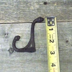 Midwest Craft House 25 Rustic Coat Hooks 3" HAT Entry Way Hall Tree Keys Storage Organization CAST Iron