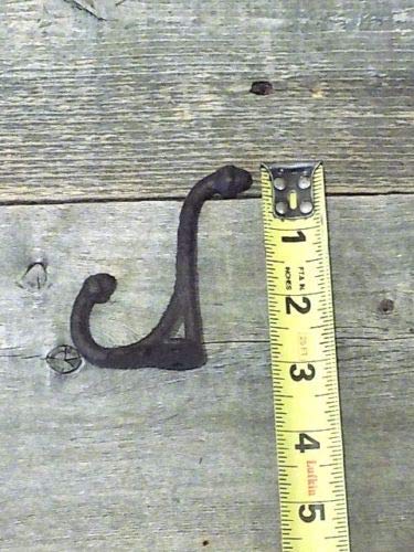 Midwest Craft House 25 Rustic Coat Hooks 3" HAT Entry Way Hall Tree Keys Storage Organization CAST Iron