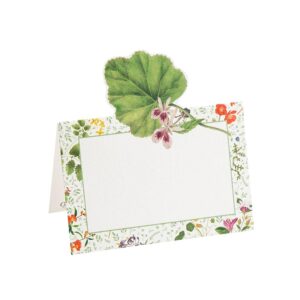 caspari english country garden die-cut place cards, 24 included