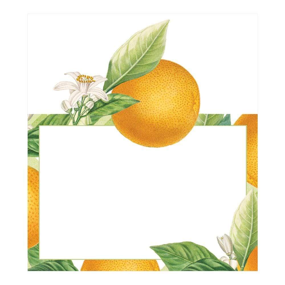 Caspari Orangerie Die-Cut Place Cards, 24 Included