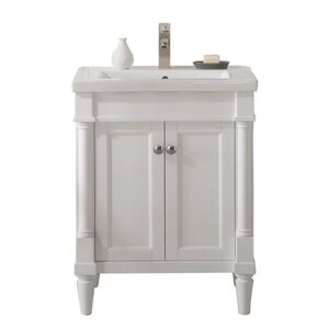 legion furniture indoor home decorative bathroom/washroom/kitchen 24" white sink vanity