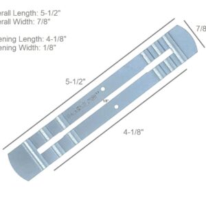 BedClaw Anti-Wobble Bed Rail Shims, Set of 6