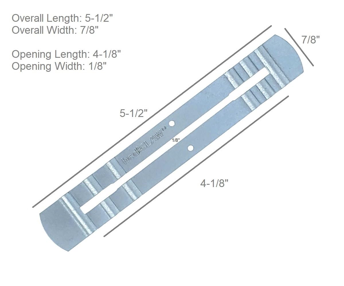 BedClaw Anti-Wobble Bed Rail Shims, Set of 6