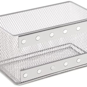 YBM Home 2457vc Storage Basket, Silver