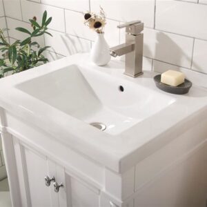 Legion Furniture Indoor Home Decorative Bathroom/Washroom/Kitchen 24" White Sink Vanity