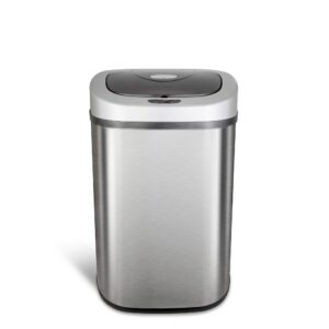 NINE_STARS Infrared Motion Sensor Trash Can 21 Gal. with Auto-Open Function