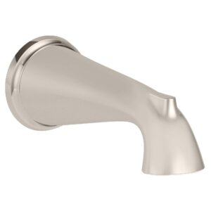 american standard 8888106.013 delancey non-diverter 1/2 ips tub spout, polished nickel