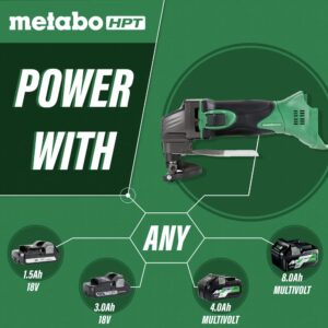 Metabo HPT 18V MultiVolt™ Cordless Shear | Tool Only - No Battery | 8 Cutting Edges | CE18DSLQ4