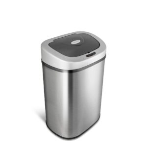 nine_stars infrared motion sensor trash can 21 gal. with auto-open function