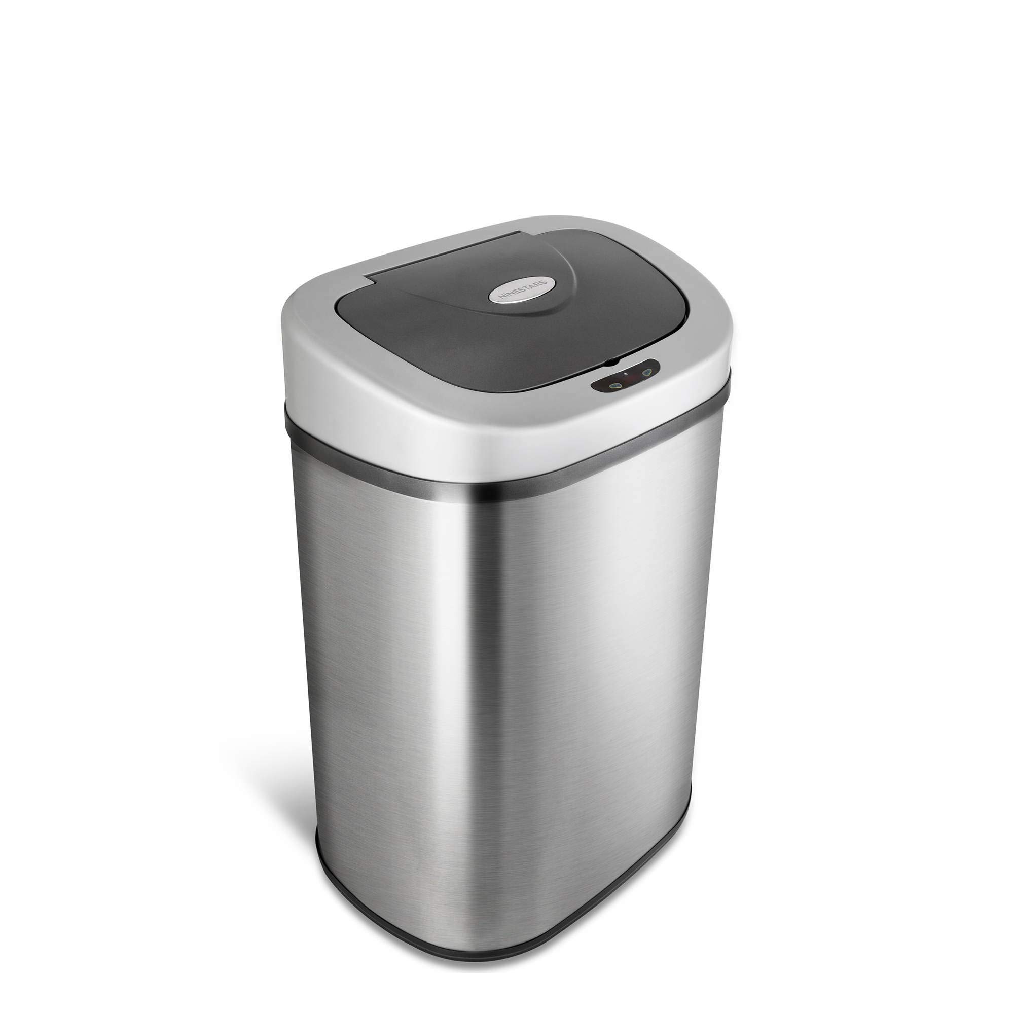 NINE_STARS Infrared Motion Sensor Trash Can 21 Gal. with Auto-Open Function