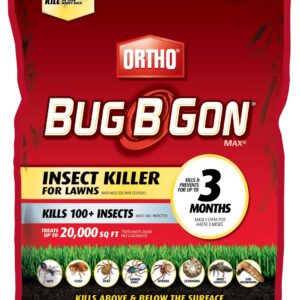 Ortho Bug B Gon Insect Killer for Lawns3. - Kills Ants, Fleas, Ticks, Chinch Bugs, Mole Crickets and Cutworms - Use on Lawns, Ornamentals and Home Perimeter, 20 LB