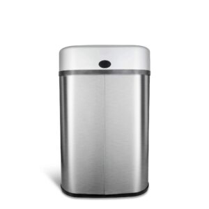 NINE_STARS Infrared Motion Sensor Trash Can 21 Gal. with Auto-Open Function