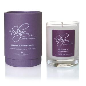 Isle of Skye Candle Company Heather and Wild Berries 100% Natural Blend SOYA Botanical Oils