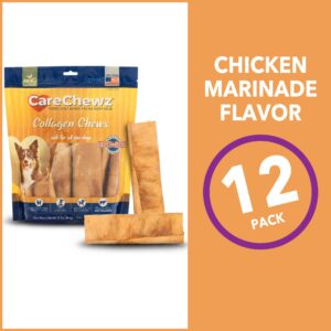 Pet Factory CareChewz Collagen 6-7" Small Wraps Dog Chew Treats - Chicken Flavor, 12 Count/1 Pack