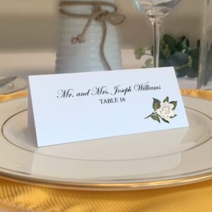 assorted flowers printable place cards, set of 60 (10 sheets), laser & inkjet printers - wedding, party, dinner, and special events - made in the usa