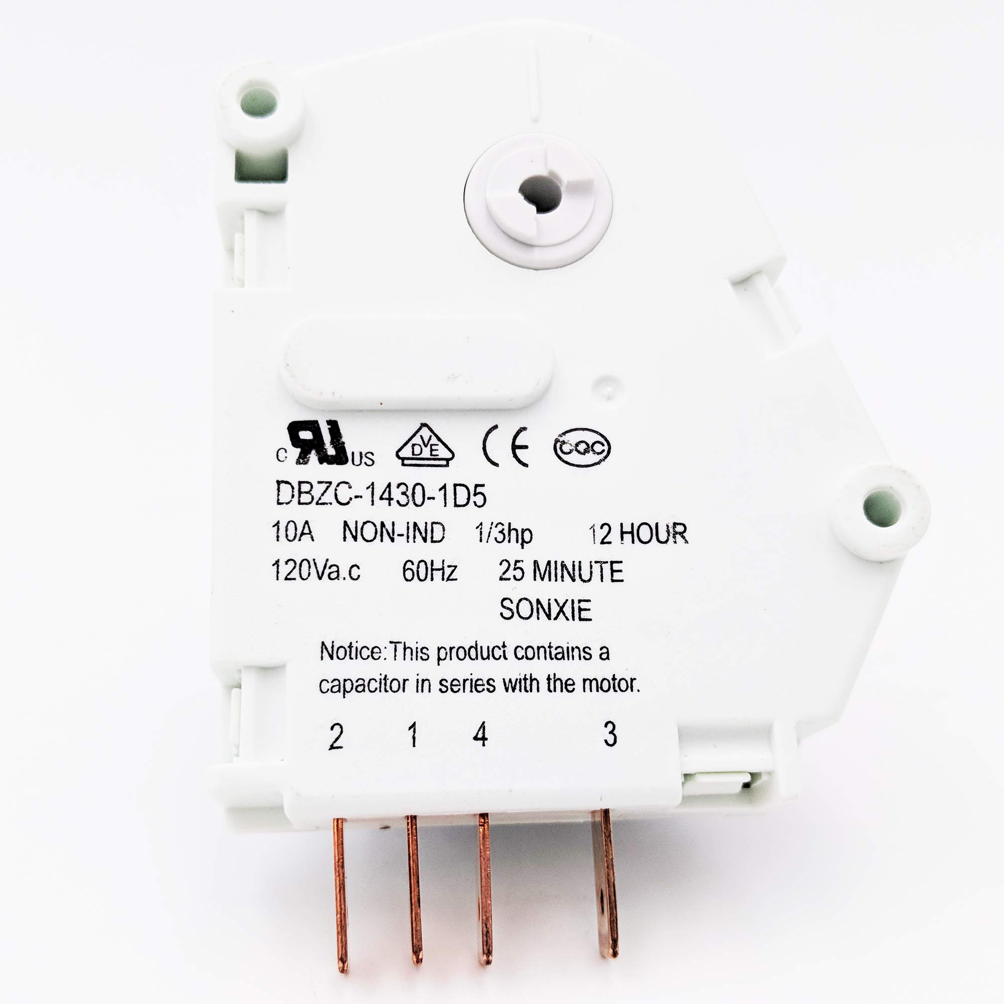 Supplying Demand 241705102 4378243 Refrigerator Defrost Timer Replacement White