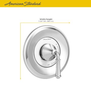 American Standard TU052507.013 Delancey Water-Saving Shower Only Trim Kit, 1.8 GPM, Polished Nickel