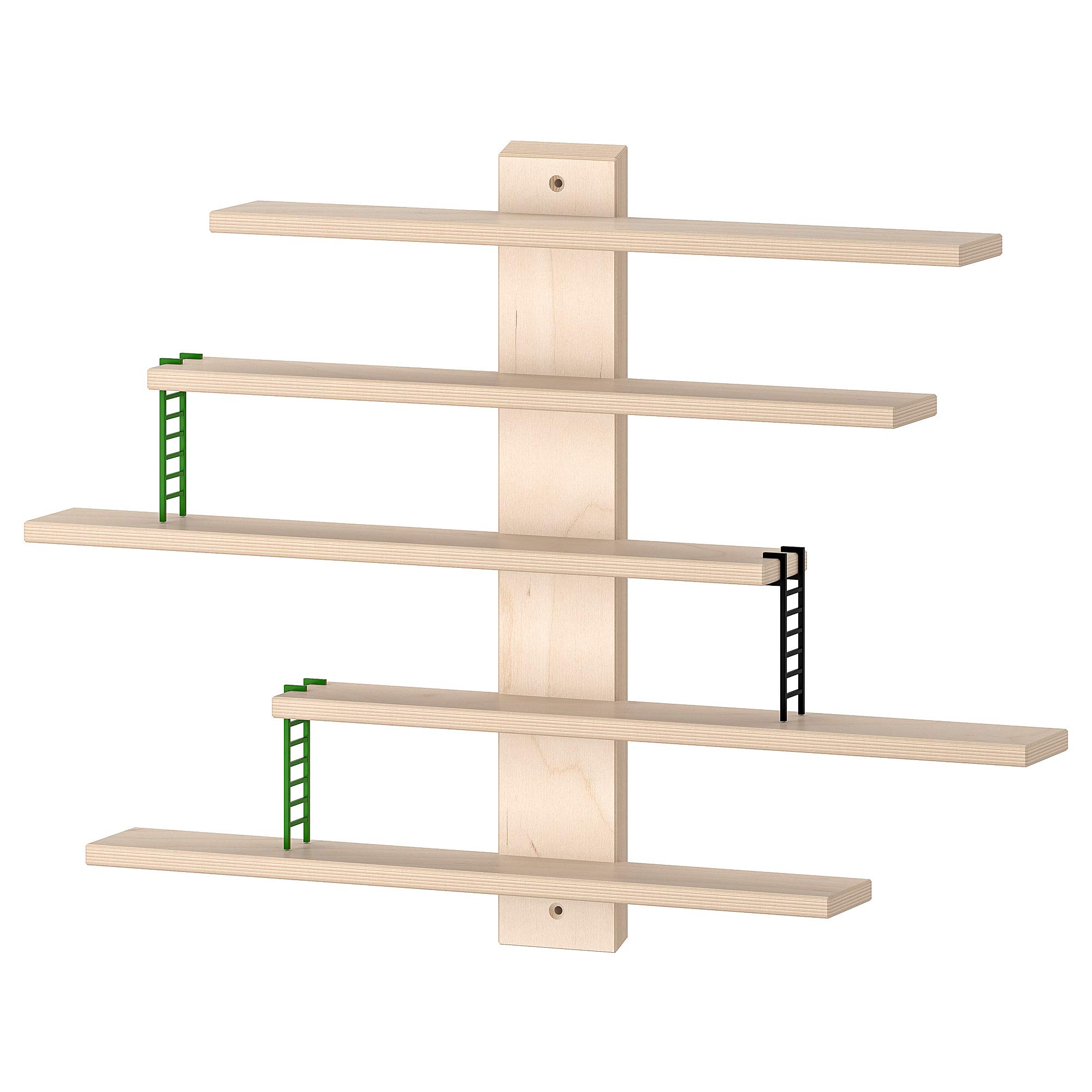 IKEA LUSTIGT Wall Shelf,Wooden, 37x37 cm (14 5/8x14 5/8")