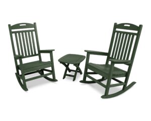 trex outdoor furniture™ yacht club rocking chair set, rainforest canopy