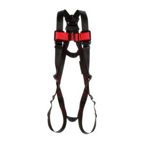 3m protecta vest-style harness 1161570, black, small, 1 ea/case