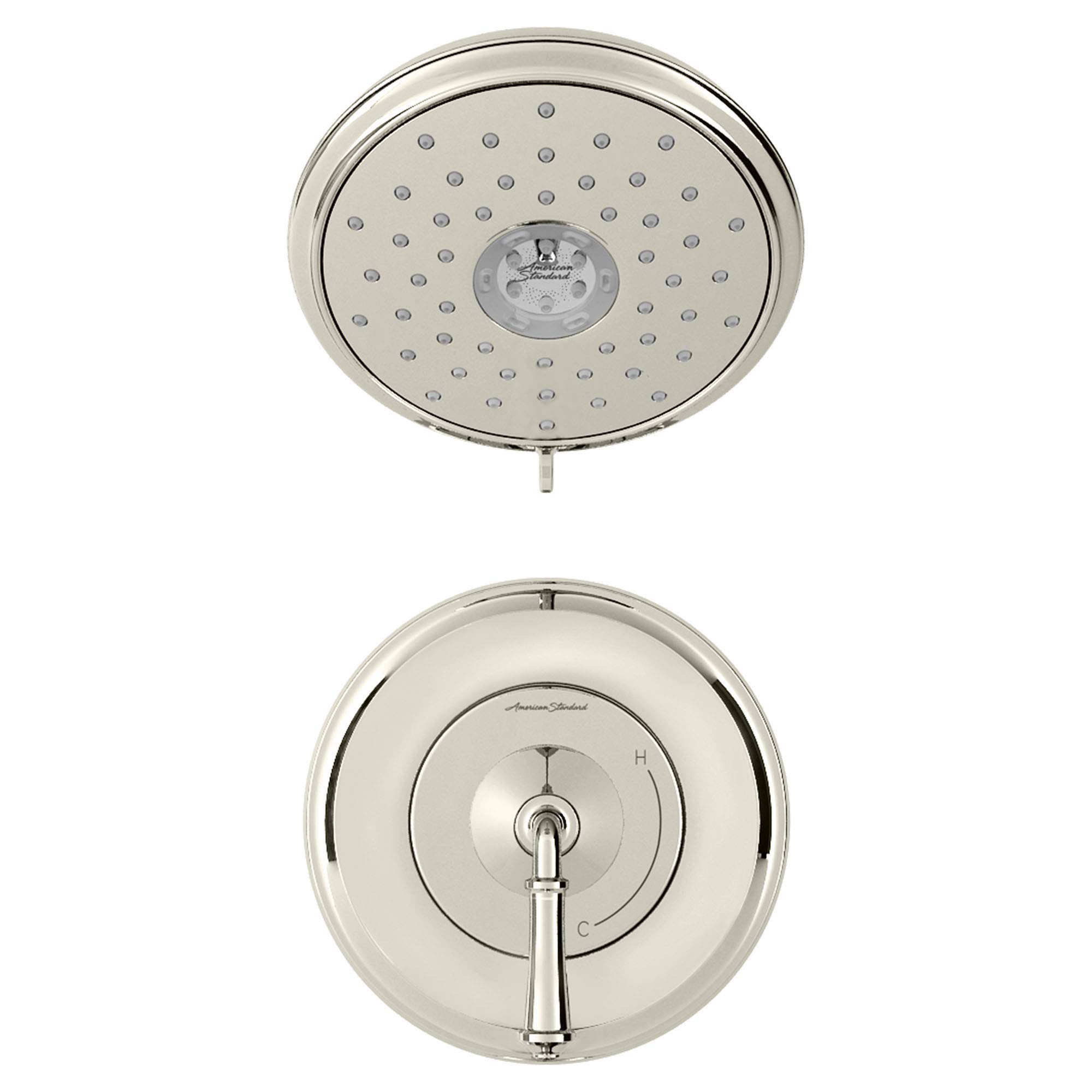 American Standard TU052507.013 Delancey Water-Saving Shower Only Trim Kit, 1.8 GPM, Polished Nickel