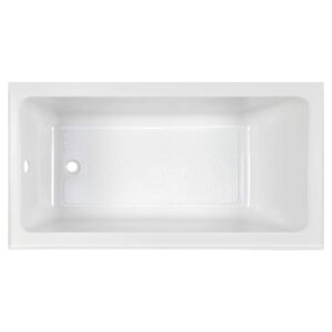 american standard 2573202.020 studio 60x30-inch bathtub - above floor rough-in with built-in apron - left drain, white