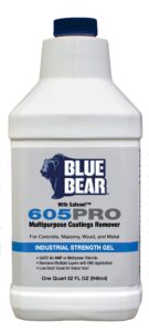 blue bear 605 pro coating removal -quart (32oz), with safenol