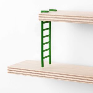 IKEA LUSTIGT Wall Shelf,Wooden, 37x37 cm (14 5/8x14 5/8")