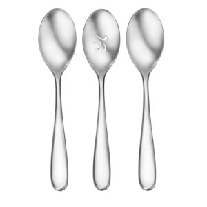 craftkitchen open stock stainless steel flatware sets (classic, serve spoons set of 3)