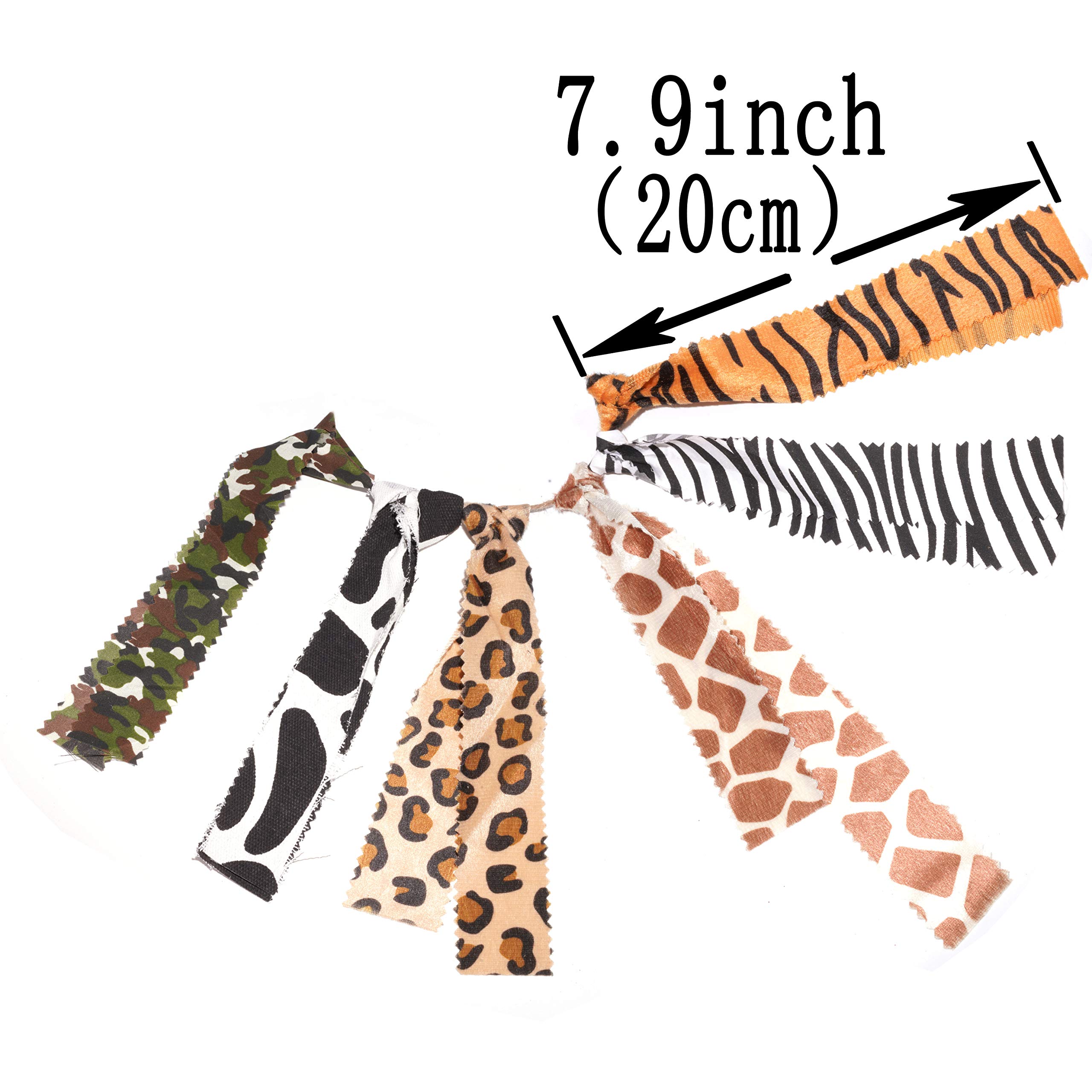 Jungle Safari High-Chair Banner Party Supplies - African Zoo Animal Wild One Birthday Baby Shower Party Banners Supplies Photo Booth Backdrop Props Decorations