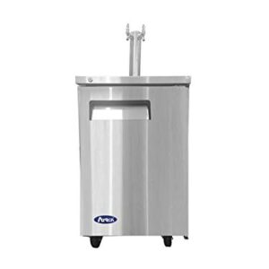 23 1 Door Back Bar Beer Keg Cooler with Single Faucet Tower Atosa MKC23