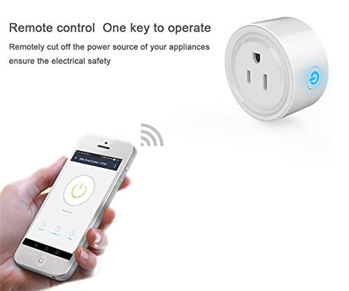 Raxxio Smart Plug, WiFi Outlet to Activate Your Devices with Wireless Control, Smart Outlet Socket Works with Mobile Apps, Amazon Alexa Smart Plugs, Google Home Smart Plugs, No Hub Required (2 Pack)