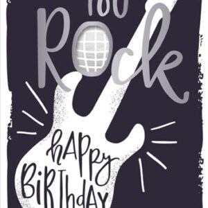 Grafik-Werkstatt The Original Birthday Card Music Card with Sound We Will Rock You