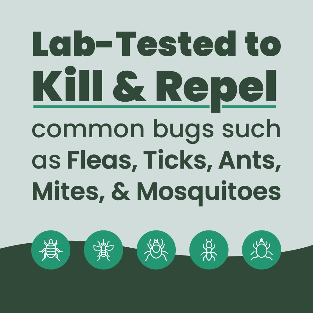 Cedarcide Extra Strength Tickshield | Deep Woods Cedar Oil Tick & Mosquito Repellent Spray for People, Pets, & Indoors | Kills & Repels Fleas, Ticks, Ants, Mites & Mosquitoes | Gallon