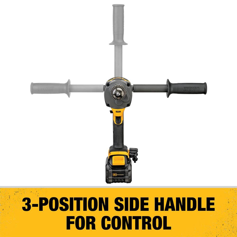 DEWALT FLEXVOLT 60V MAX* Cordless Drill For Concrete Mixing, E-Clutch System, Tool Only (DCD130B)