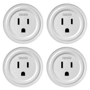 Raxxio Smart Plug, WiFi Outlet to Activate Your Devices with Wireless Control, Smart Outlet Socket Works with Mobile Apps, Amazon Alexa Smart Plugs, Google Home Smart Plugs, No Hub Required (2 Pack)