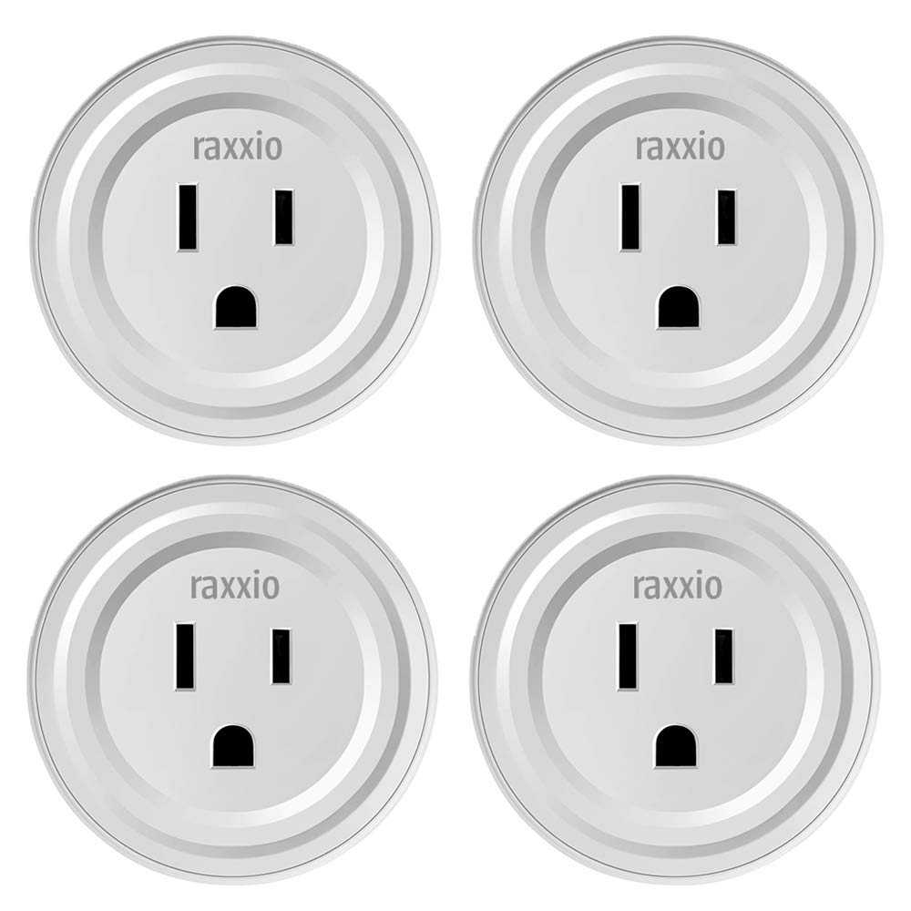 Raxxio Smart Plug, WiFi Outlet to Activate Your Devices with Wireless Control, Smart Outlet Socket Works with Mobile Apps, Amazon Alexa Smart Plugs, Google Home Smart Plugs, No Hub Required (2 Pack)