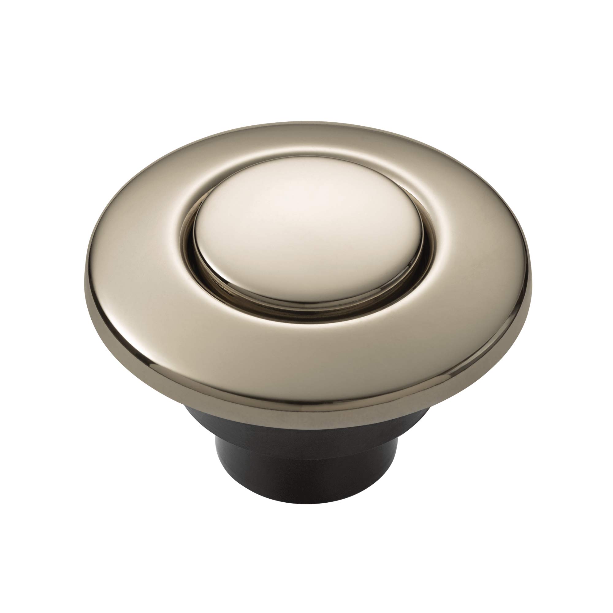 Moen Polished Nickel Garbage Disposal Air Switch Coordinating Decorative Button, Decorative Button Only, Housing Required, AS-4201-NL