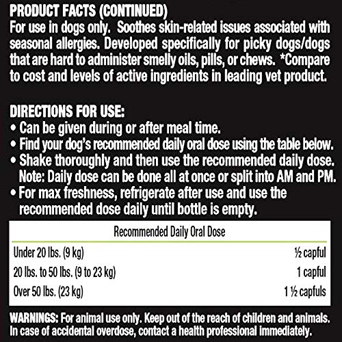 Liquid-Vet by COOL PET Holistics K9 Itch & Allergy Advanced Formula, Chicken Flavor, 32 oz