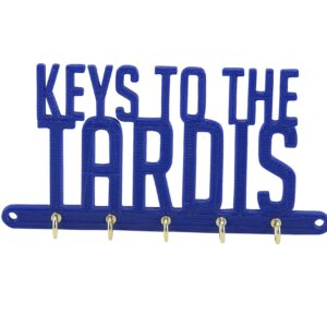 Dr. Who Doctor Who Tardis Key Rack Key Holder Jewelry Organizer 6" x 3" x 3/16"