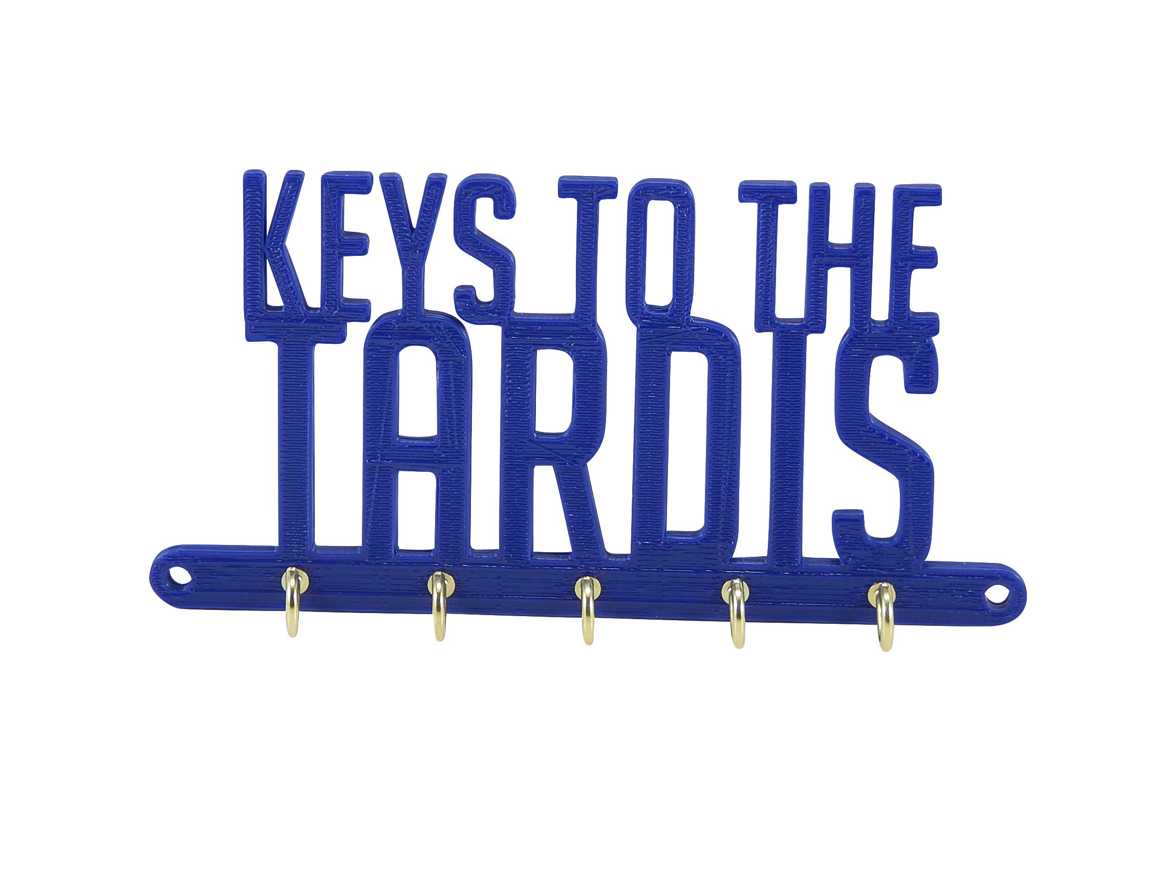 Dr. Who Doctor Who Tardis Key Rack Key Holder Jewelry Organizer 6" x 3" x 3/16"