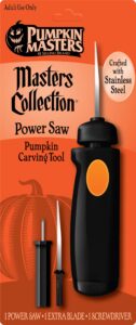 pumpkin masters - masters collection power saw, easy-grip design and interchangeable blads for maximum control and comfort