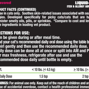 Liquid-Vet by COOL PET Holistics Feline Itch & Allergy Advanced Formula, Plain, 8 oz