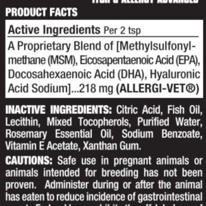 Liquid-Vet by COOL PET Holistics Feline Itch & Allergy Advanced Formula, Plain, 8 oz