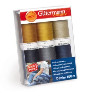 gutermann thread denim 6 spls denim multicoloured