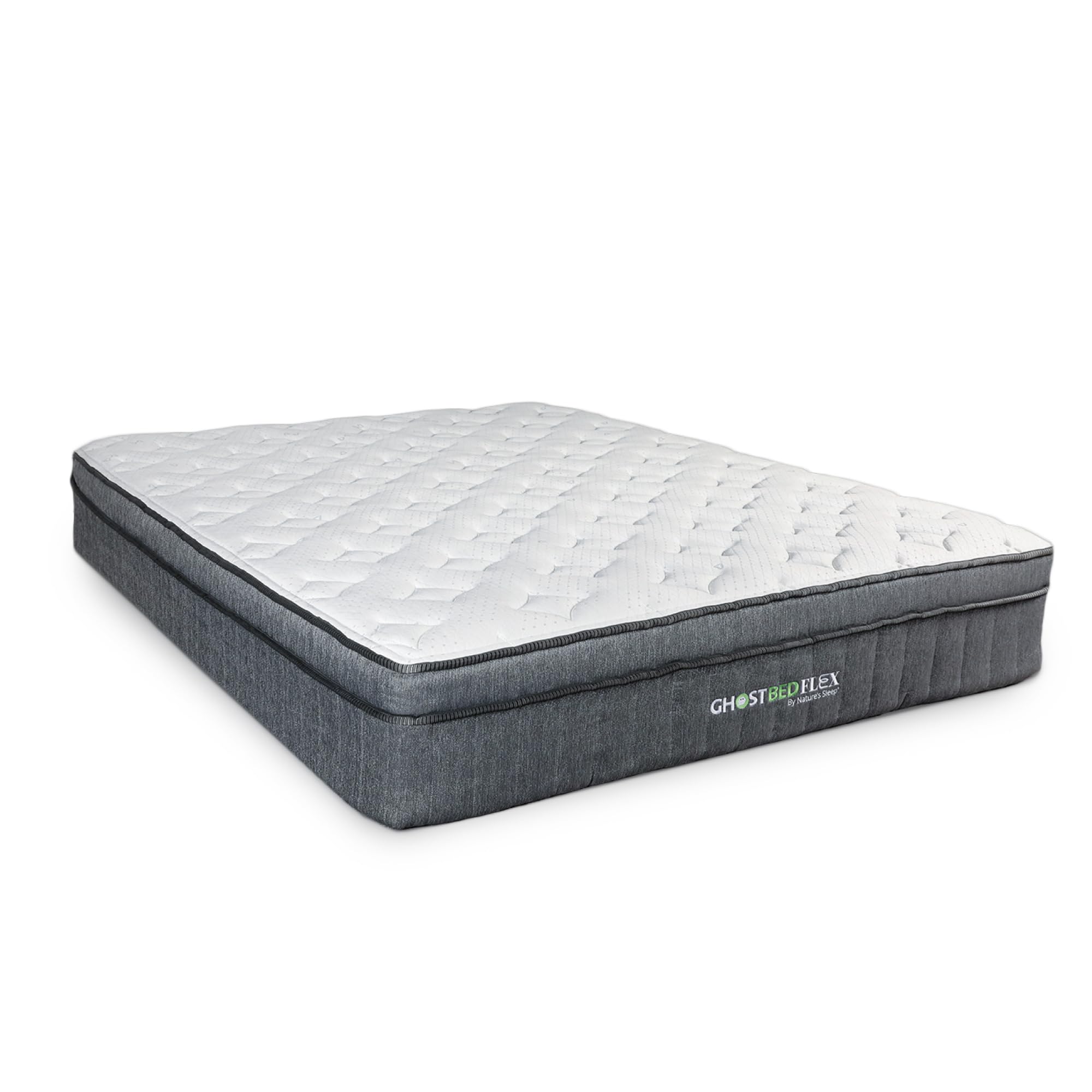 GhostBed Flex 13 Inch Cool Gel Memory Foam & Innerspring Hybrid Mattress, Medium Feel, Made in The USA, Twin