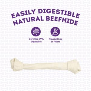 Treatly USA Beefhide Bones 15-17" Dog Chew Treats - Natural Flavor, 1 Count/1 Pack