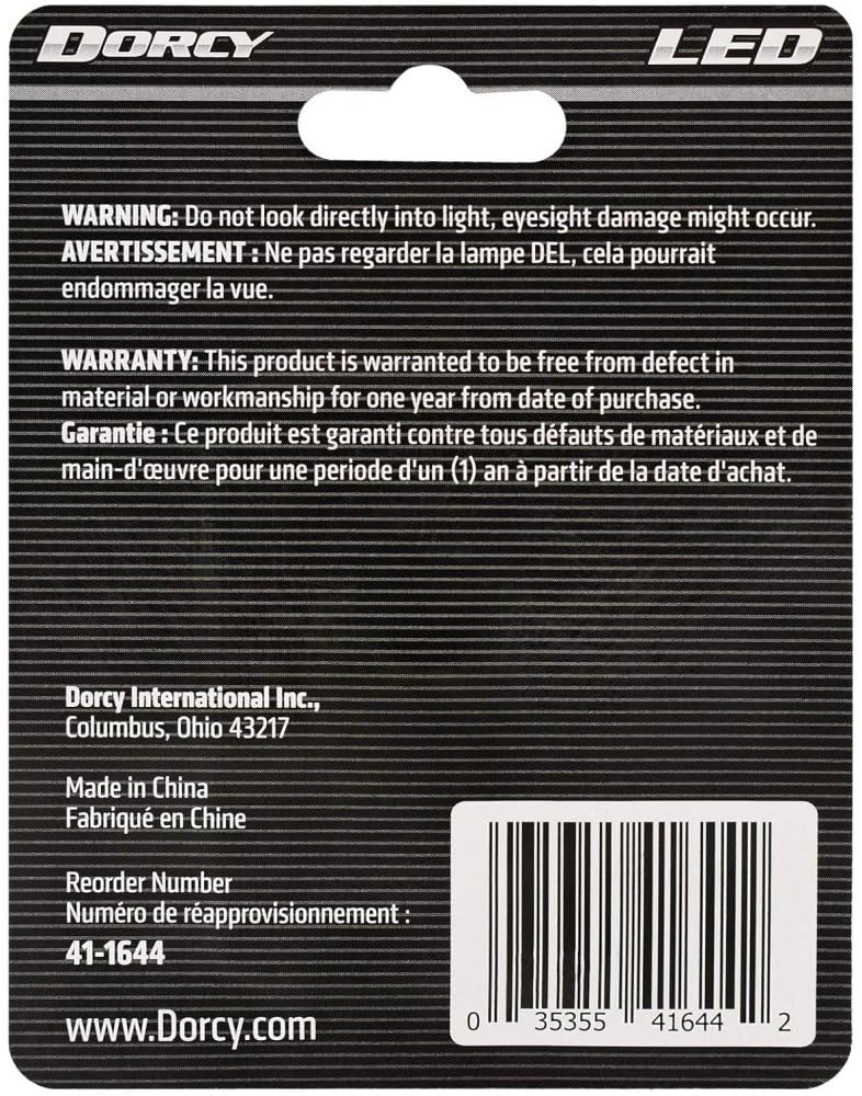 Dorcy 40-Lumen 4.5-6-Volt LED Replacement Bulb with 10-Year Lifespan, (41-1644) (2)