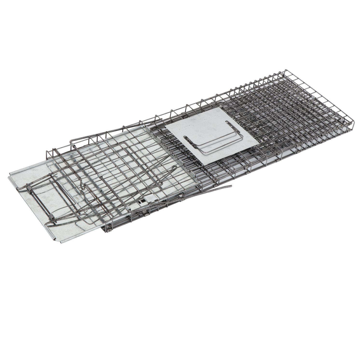 Oteymart Live Animal Trap Cage Humane Cage Catch Metal Steel with Handle, Release Rats Mouse Mice Rodents Squirrels, Rats,and Similar Sized Pests, 32" X 12.5" X 12"